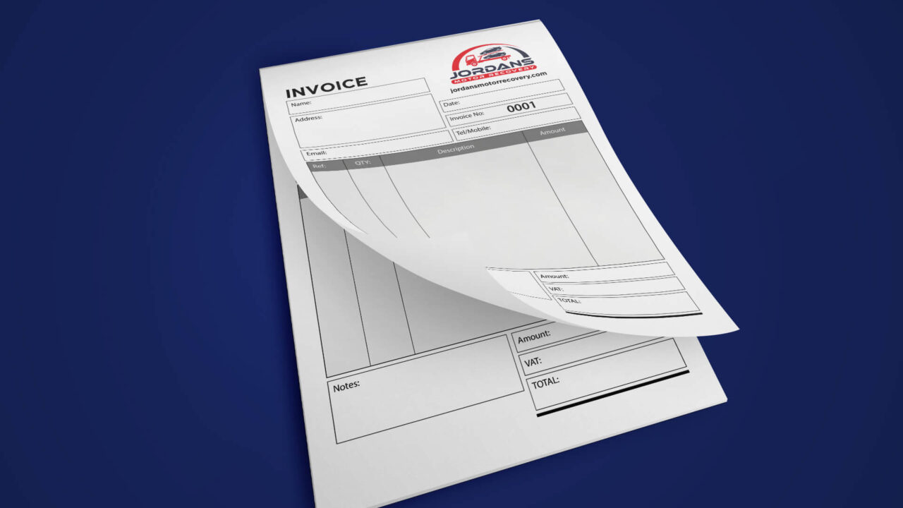 NCR Pads Design & Print | Custom NCR Pads - Scene Creative Design